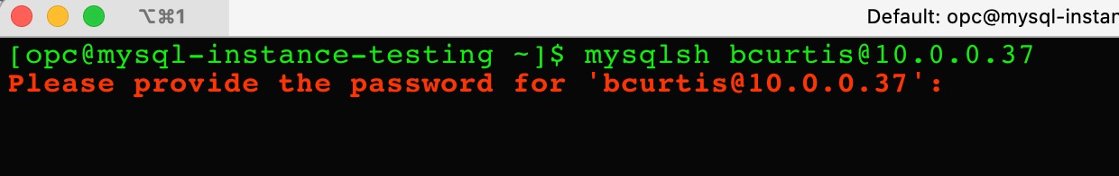 Connecting To MySQL Database Service SSH And MySQL Shell DBASolved
